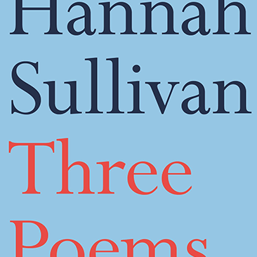 HANNAH SULLIVAN FILM - The Poetry Book Society