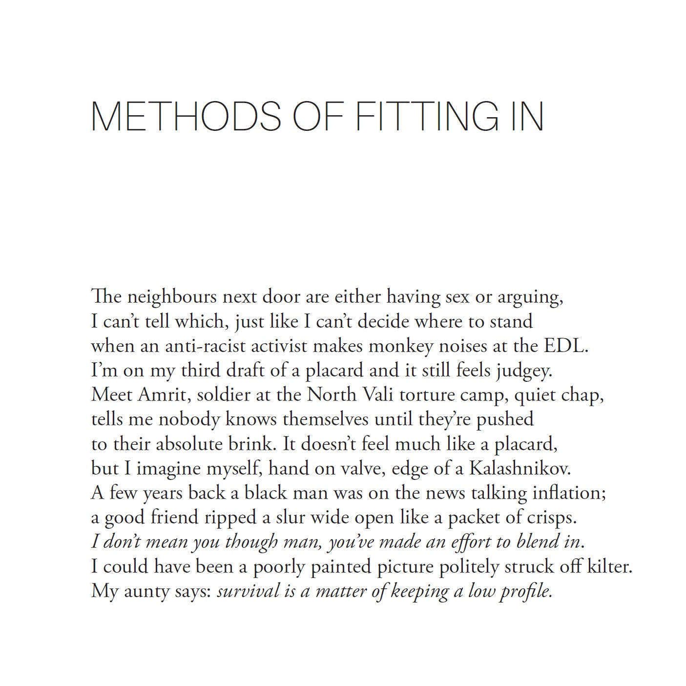 POEM OF THE WEEK - The Poetry Book Society