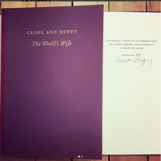 FREE SIGNED CAROL ANN DUFFY FOR CHARTER MEMBERS - The Poetry Book Society