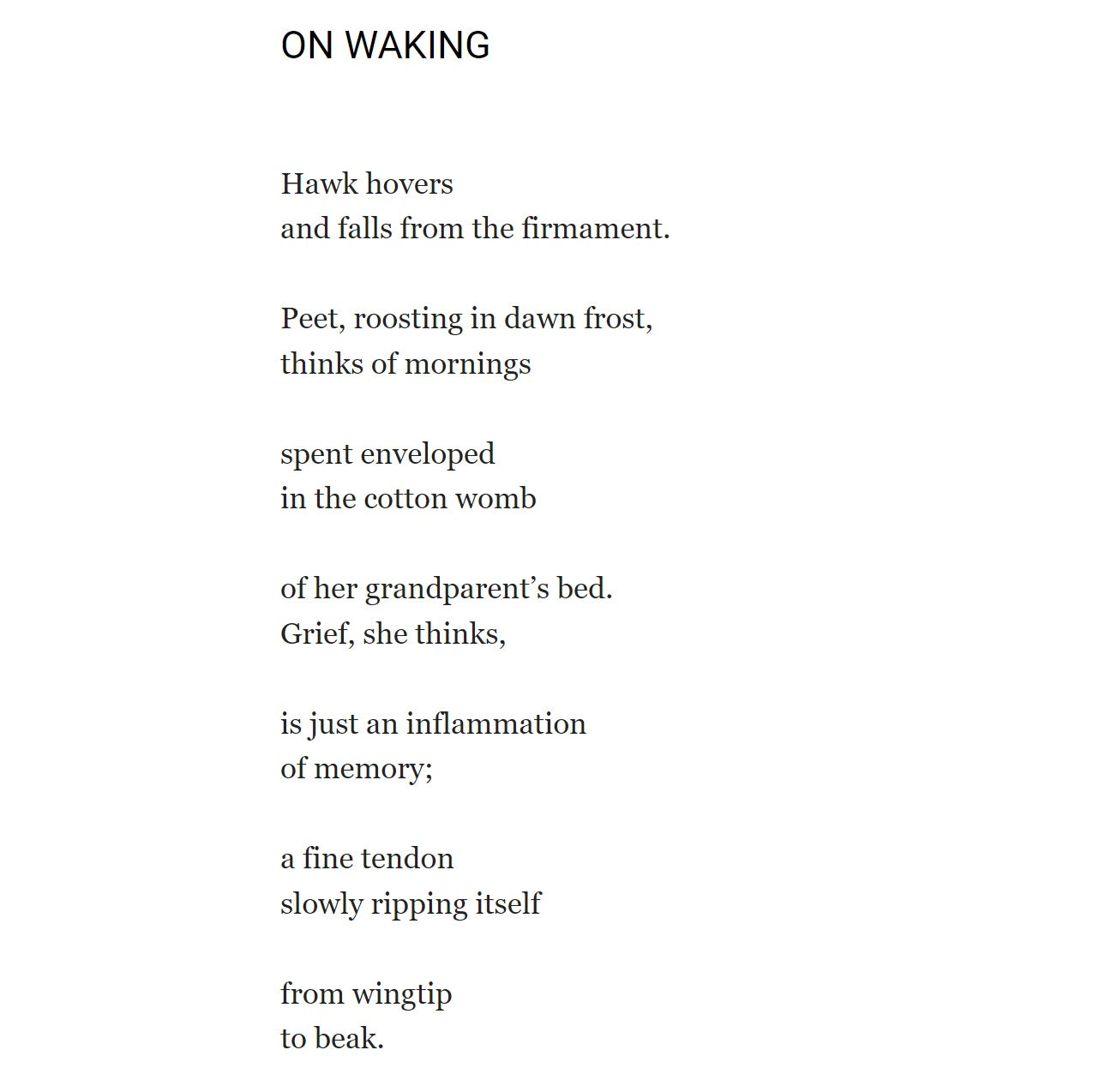 POEM OF THE WEEK - The Poetry Book Society