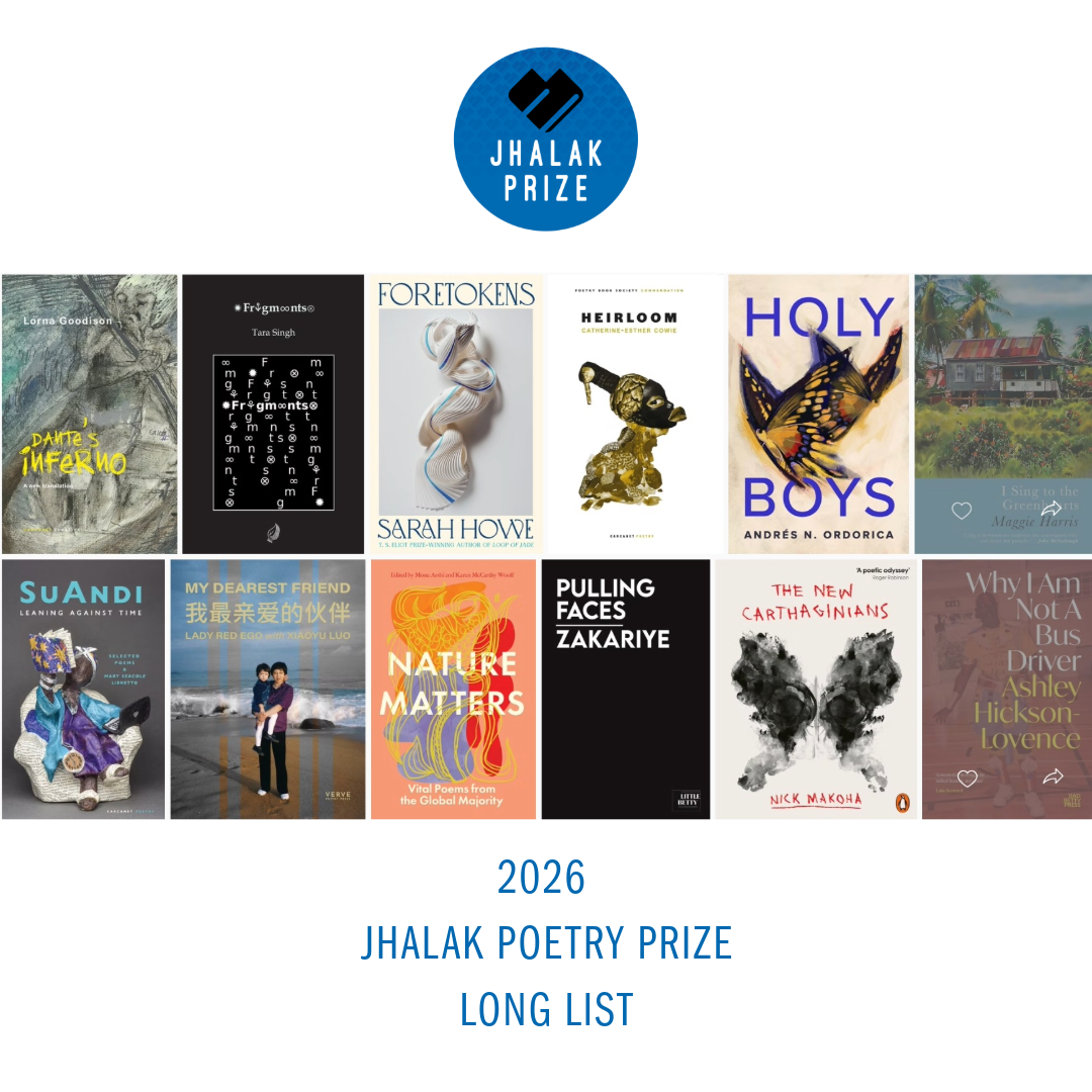 Jhalak Prize: 2026 Longlist Revealed - The Poetry Book Society