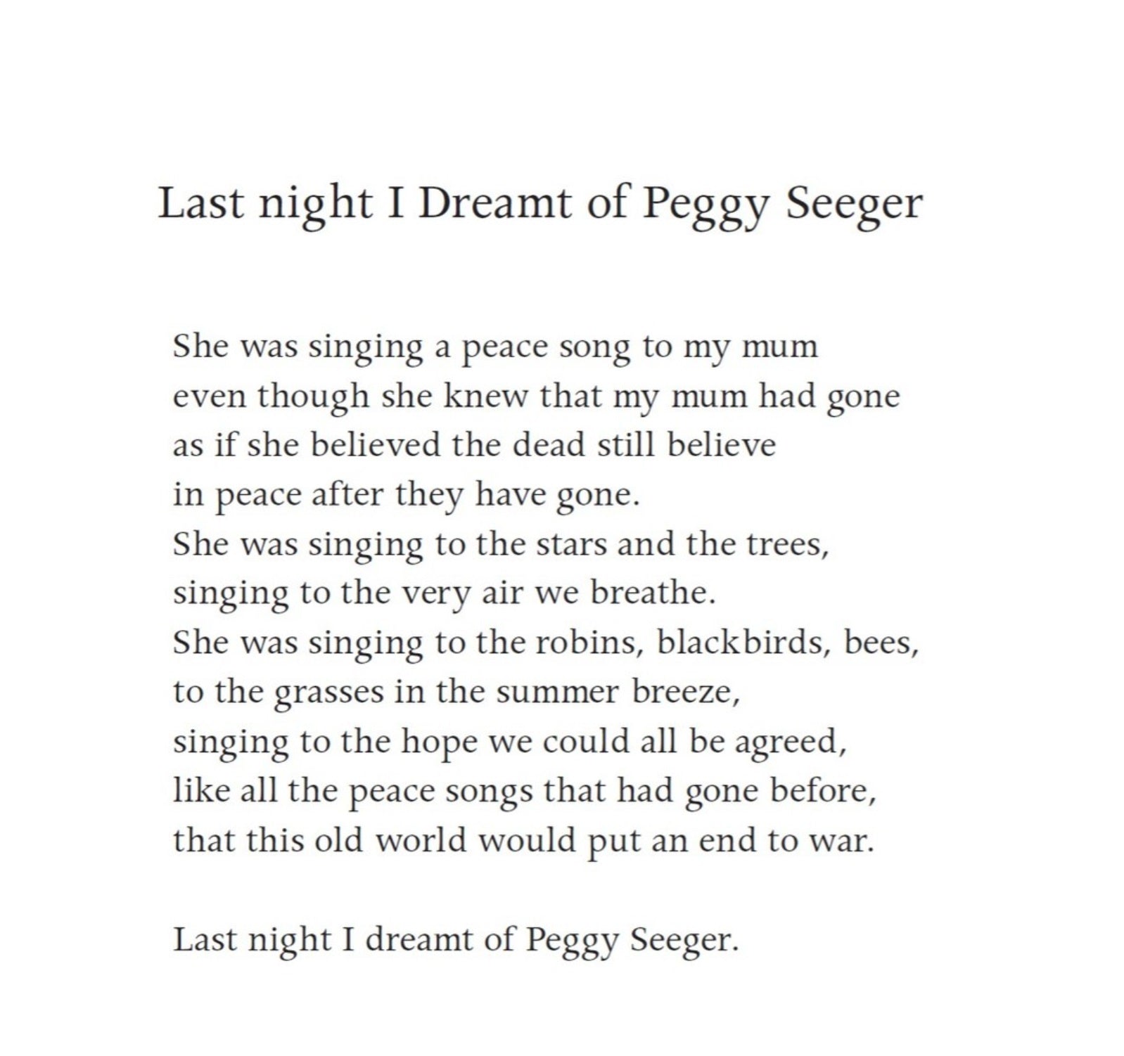 POEM OF THE WEEK - The Poetry Book Society