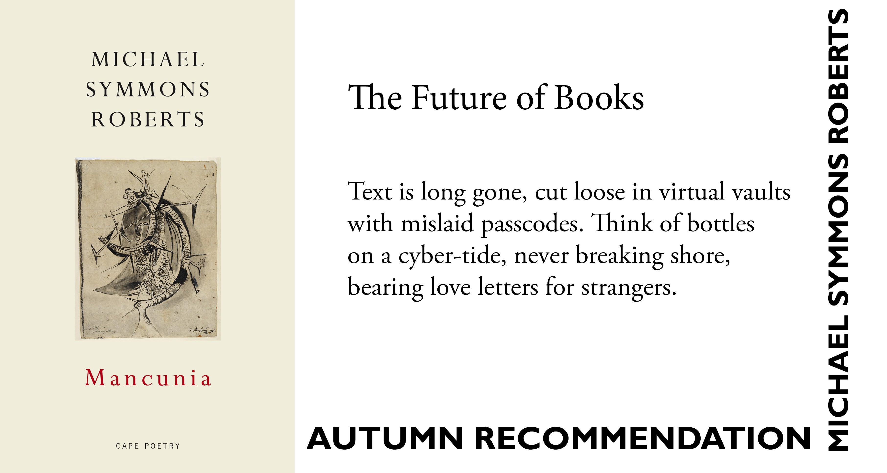 Poem of the Week - Michael Symmons Roberts - The Poetry Book Society