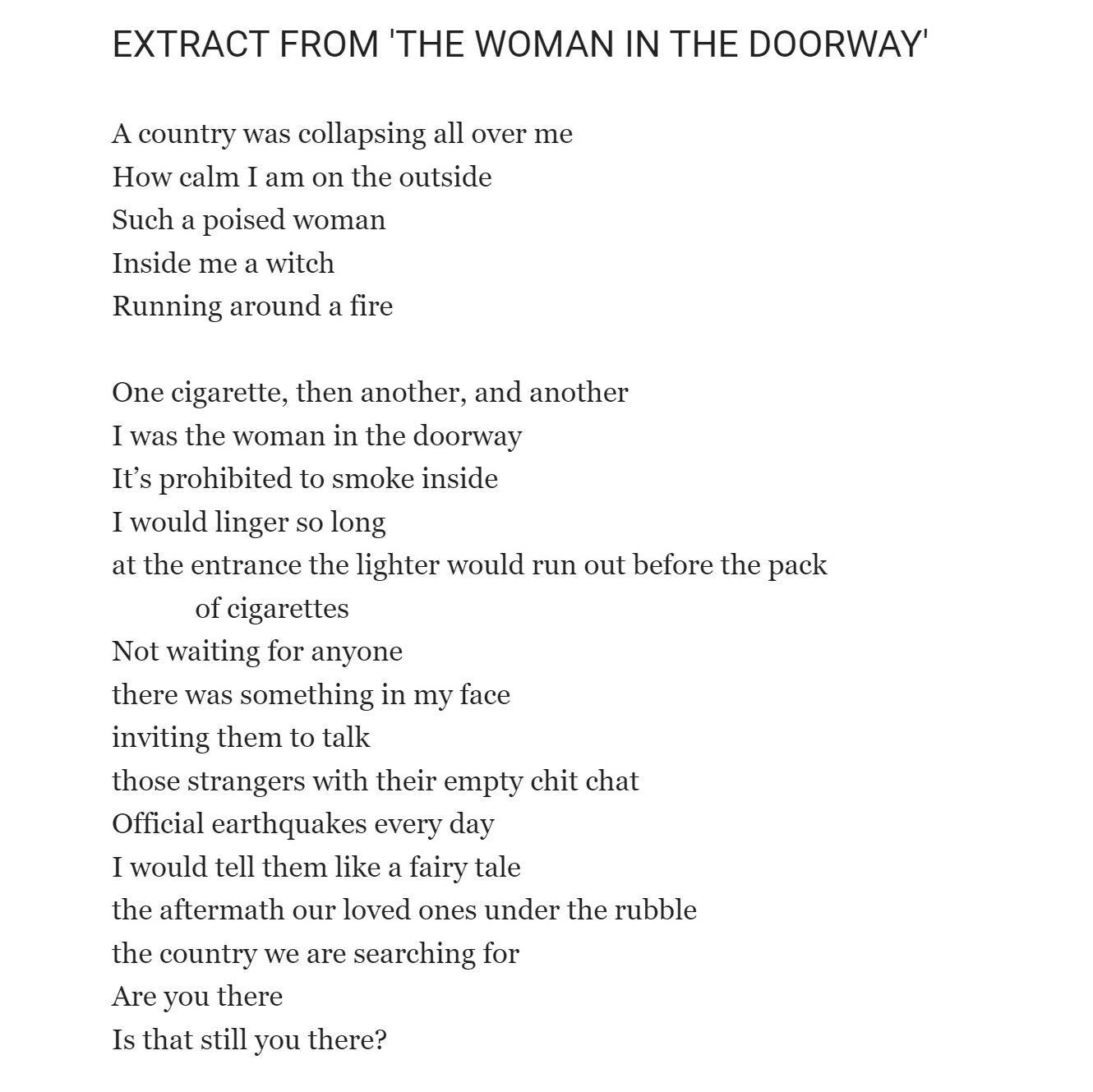 POEM OF THE WEEK - The Poetry Book Society