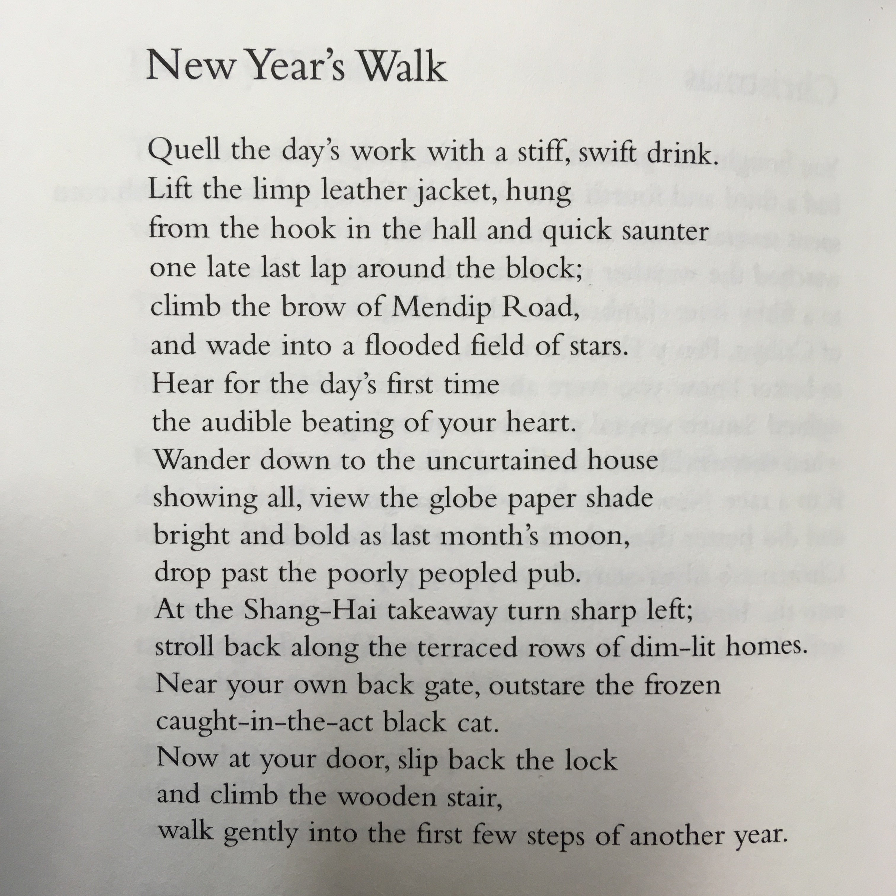 HAPPY NEW YEAR: POEM OF THE DAY - The Poetry Book Society