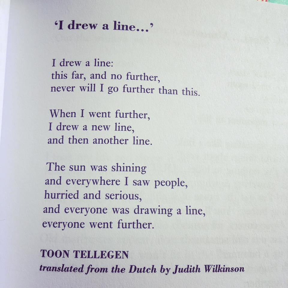 POEM A DAY: I DREW A LINE - The Poetry Book Society