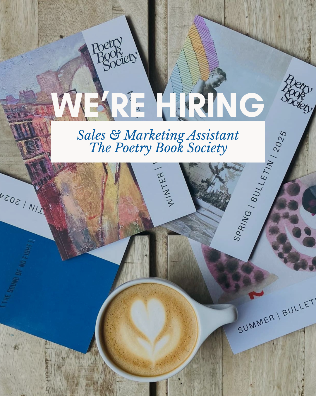 WE'RE HIRING - The Poetry Book Society
