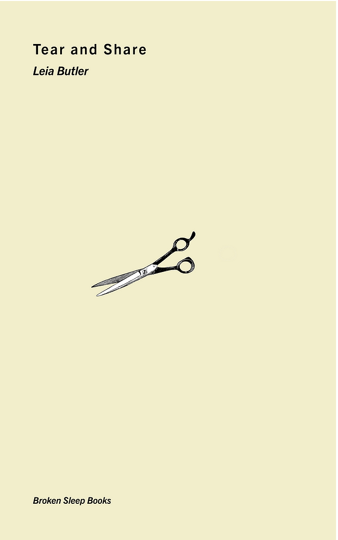 Tear & Share by Leia Butler - The Poetry Book Society